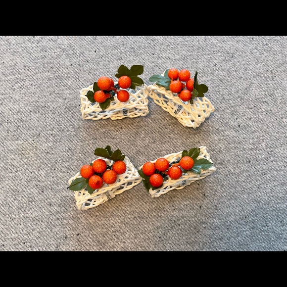 Dining | Nwot Vintage Italian Napkin Rings | Poshmark